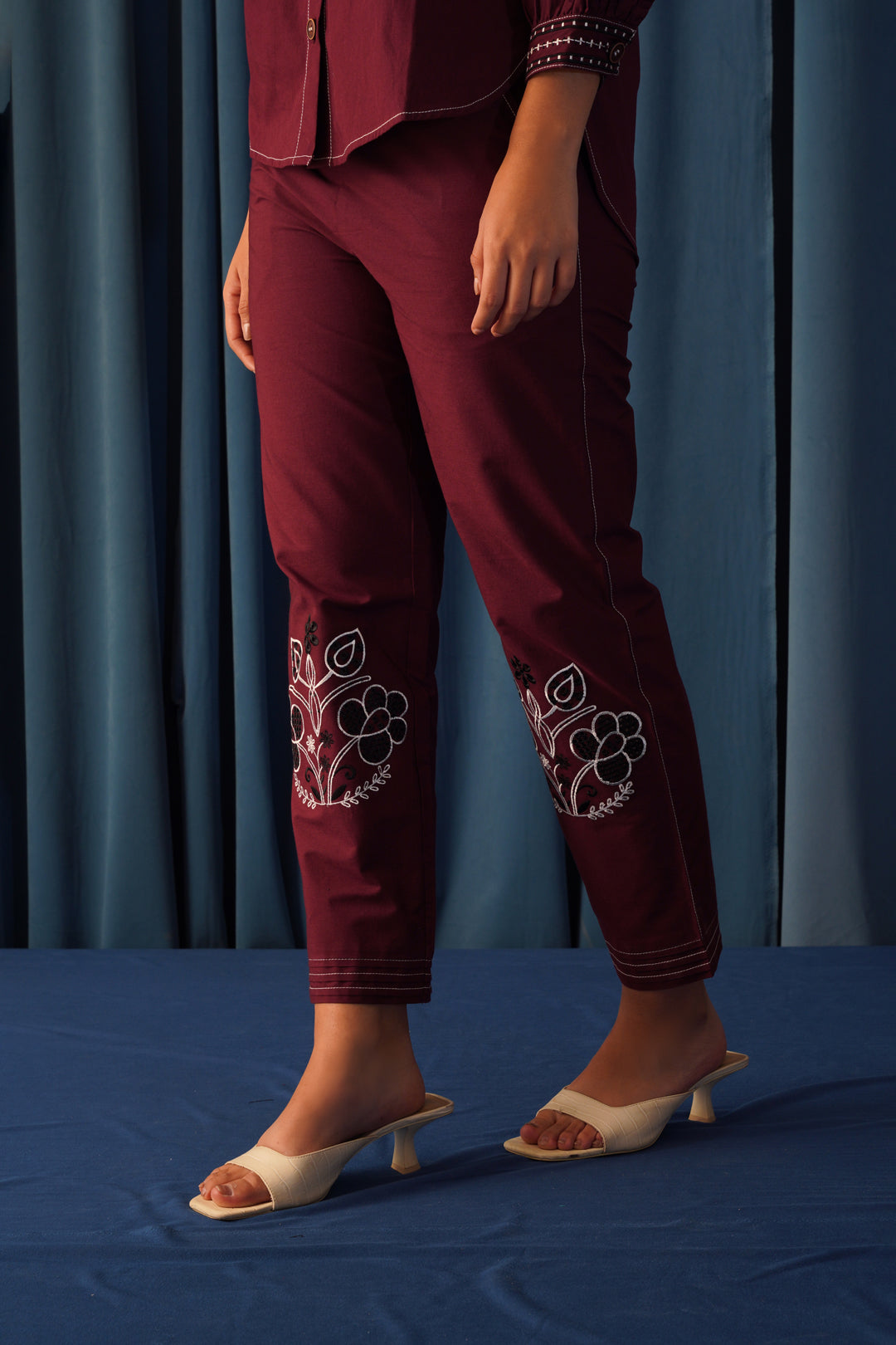 Daisy Embroidered Pant – STITCH STORIES